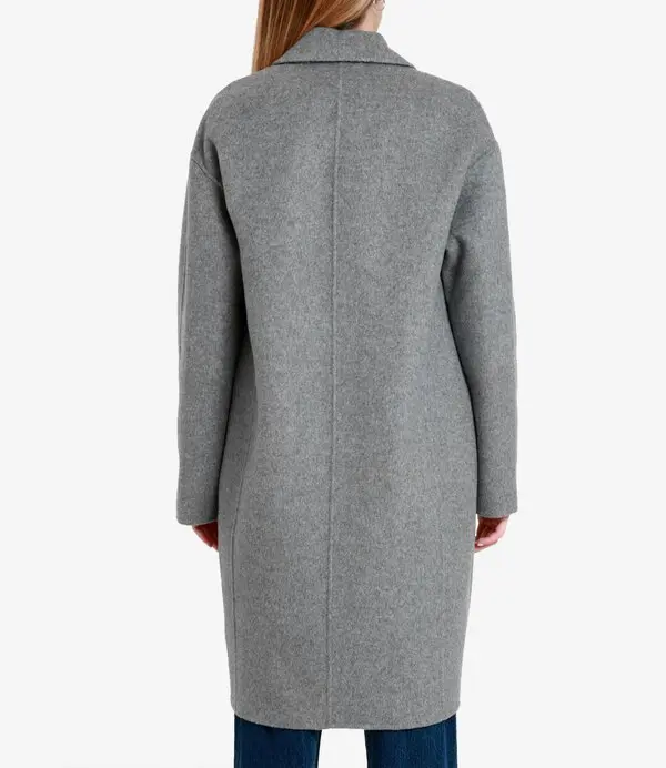 KAOS Single-breasted Wool Blend Coat