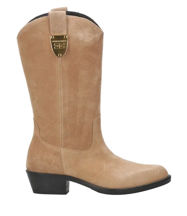 Elisabetta Franchi Suede Camperos Boots