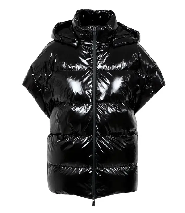 Herno Shiny Quilted Down Sleeveless Jacket
