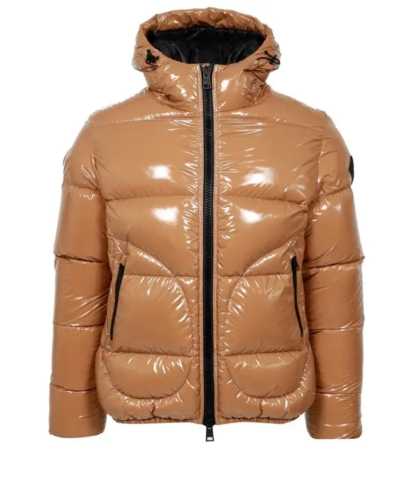 Herno Technical Fabric Goose Down Padded Jacket - Camel