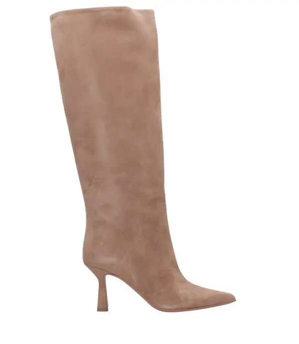 ALDO CASTAGNA Boots In Suede Leather With Spool Heel