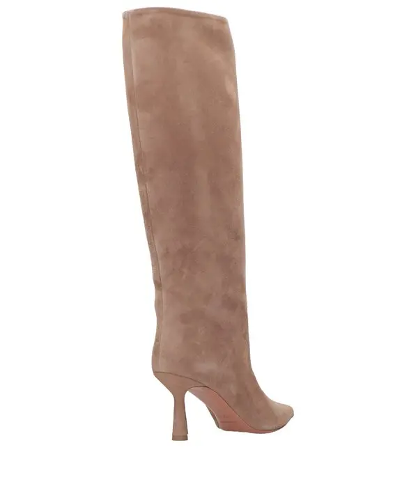 ALDO CASTAGNA Boots In Suede Leather With Spool Heel