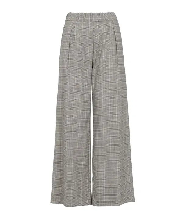 SEMICOUTURE Prince Of Wales Wool Blend Trousers
