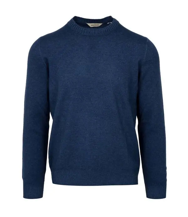 GRAN SASSO Wool And Cashmere Blend Sweater - Blue