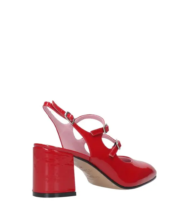 CAREL Buckled Patent Leather Pumps