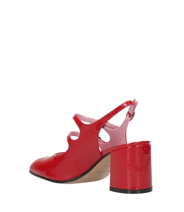CAREL Buckled Patent Leather Pumps