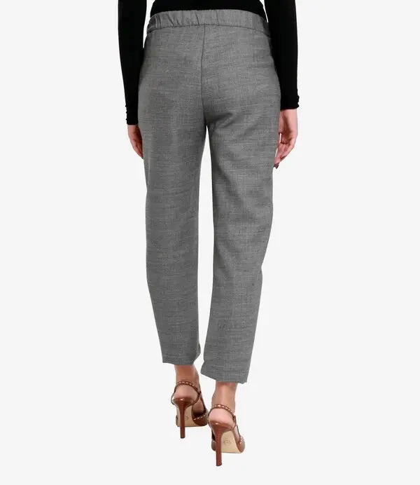 SEMICOUTURE Wool-blend Trousers - Grey