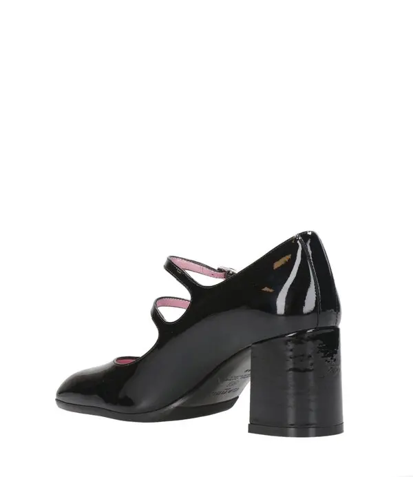 CAREL Patent Leather Mary Jane Pumps - Black