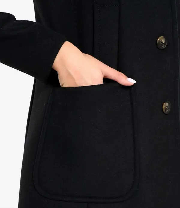 FAY Wool And Cashmere Blend Single-breasted Coat