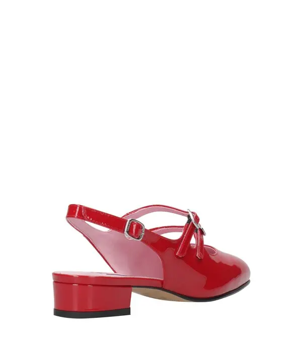 CAREL Patent Leather Pumps - Red