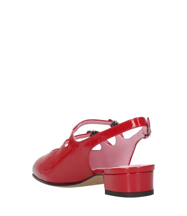 CAREL Patent Leather Pumps - Red