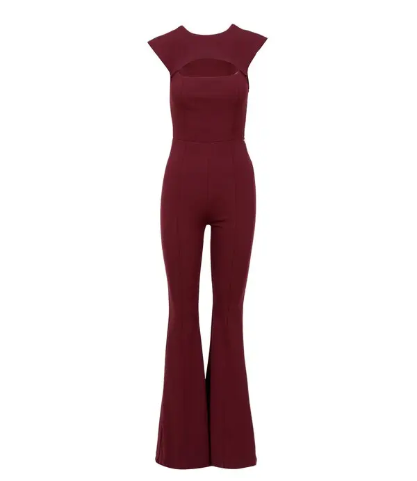 ANIYE BY Slim Fit Jumpsuit - Rosso Amaranto