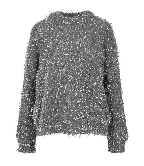MSGM Sweater With Frayed Effect
