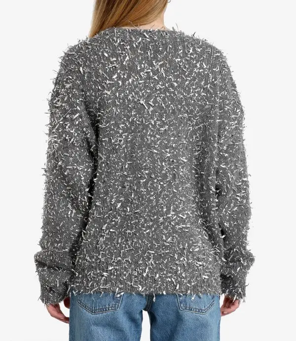 MSGM Sweater With Frayed Effect