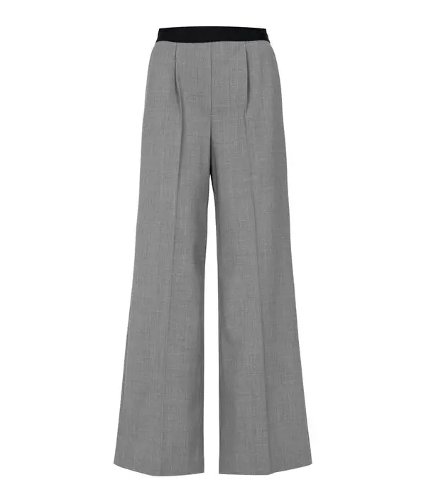 MSGM Wide Leg Wool Trousers