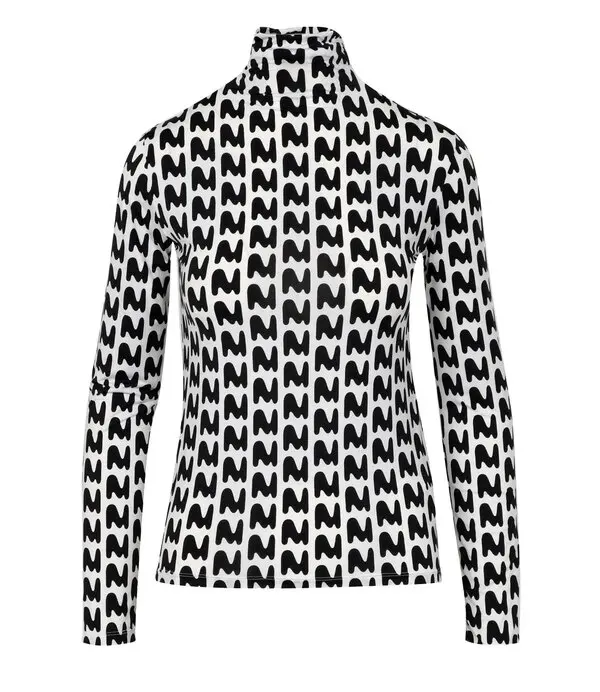 MSGM Printed Long Sleeve Shirt