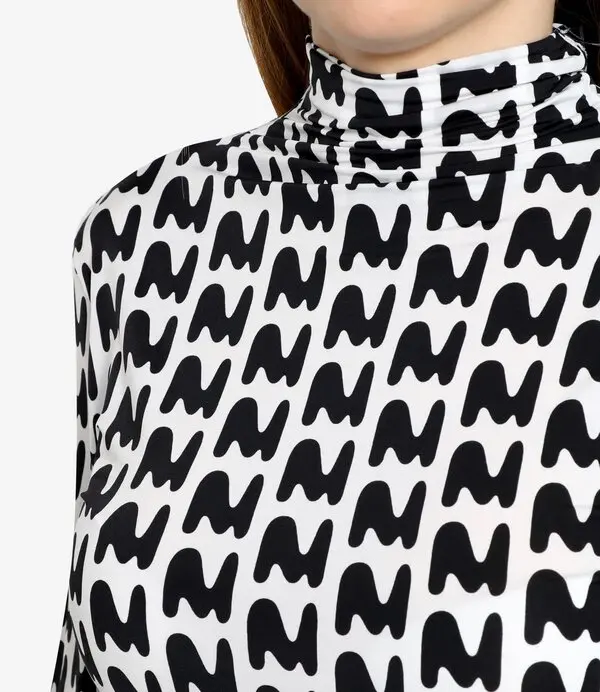 MSGM Printed Long Sleeve Shirt