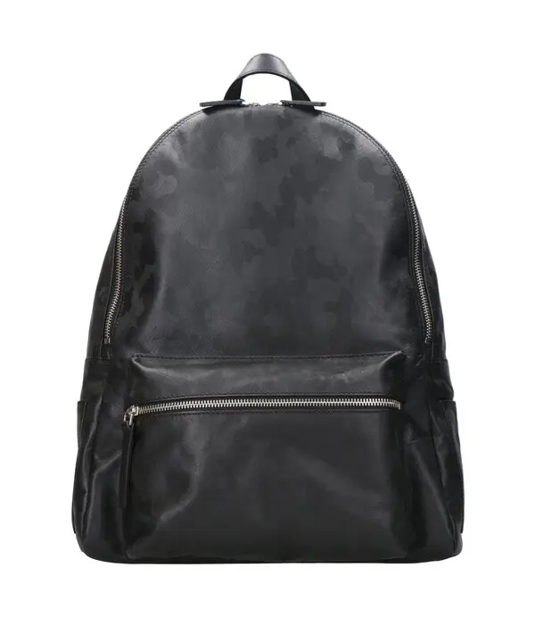 ORTIGNI Leather Backpack - Black