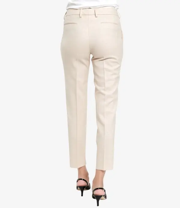 PT TORINO Slim Fit Ankle Trousers