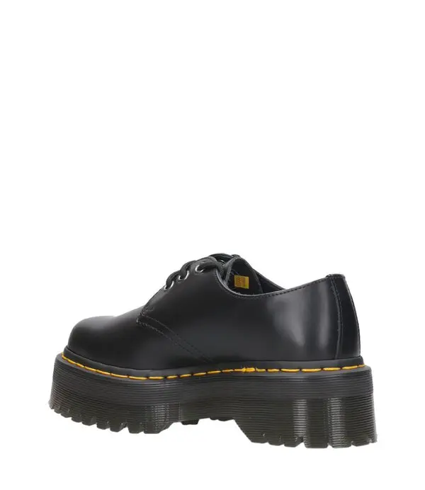 Dr. Martens Leather Flat Shoes - Black