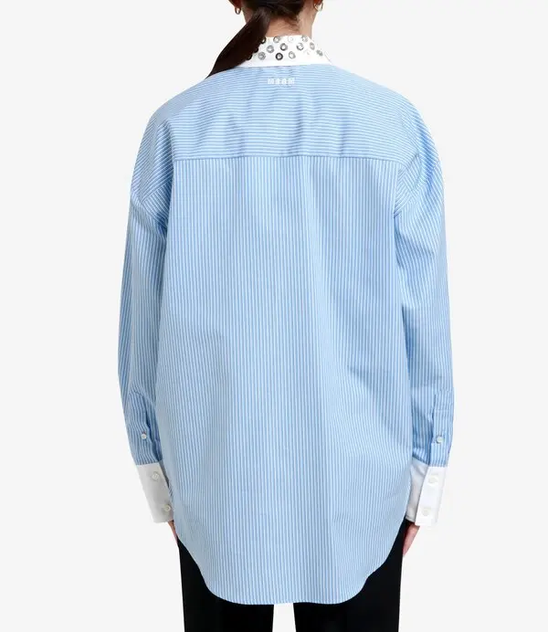 MSGM Striped Cotton Shirt