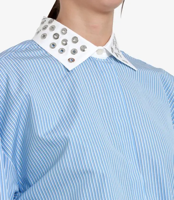 MSGM Striped Cotton Shirt