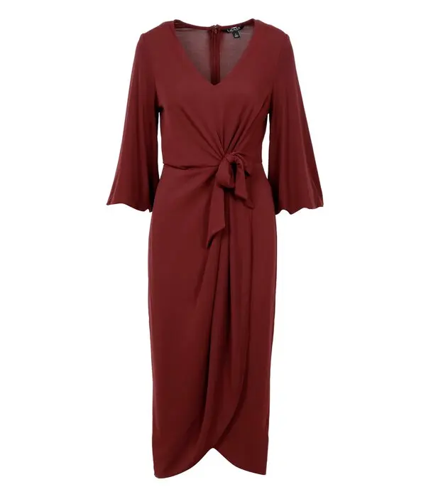 Ralph Lauren Knot-front Jersey Dress
