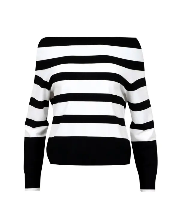 KAOS Striped Cotton Sweater
