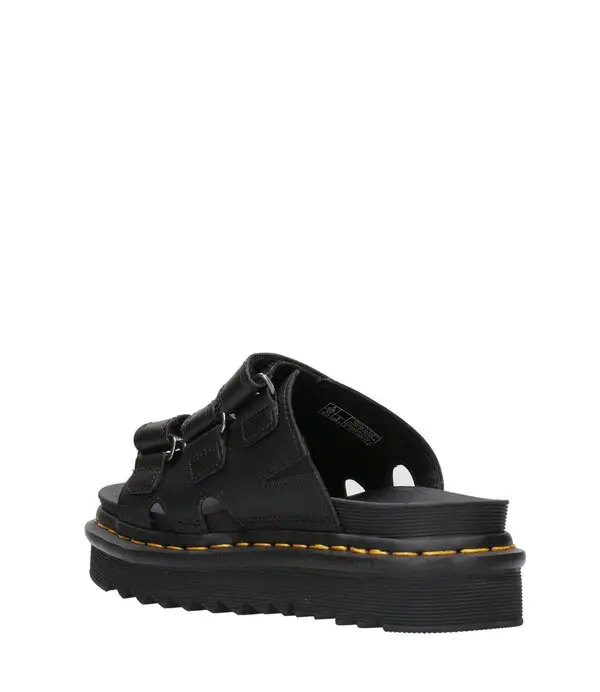 Dr. Martens Matte Leather Platform Sandals