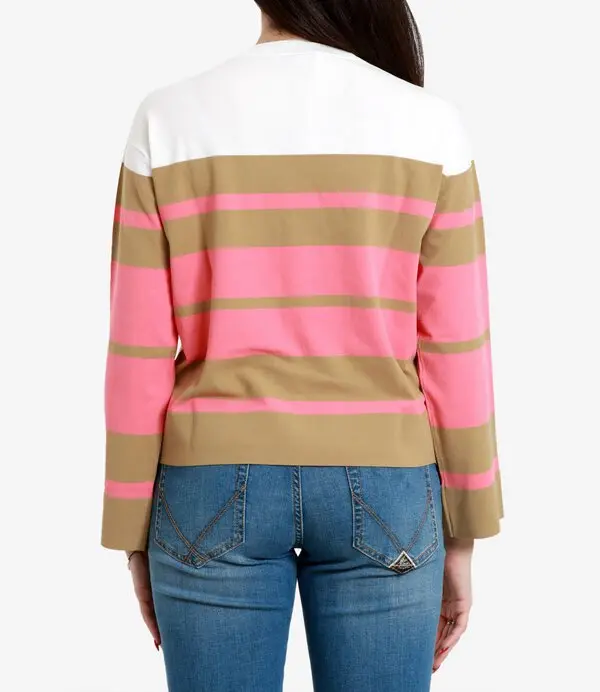KAOS Striped Cotton Sweater
