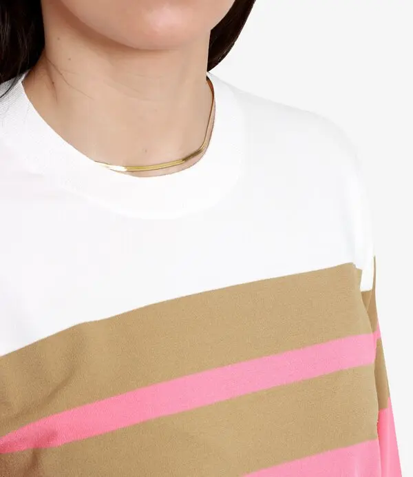 KAOS Striped Cotton Sweater