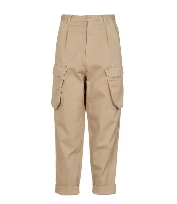 SEMICOUTURE High Waisted Cotton Trousers