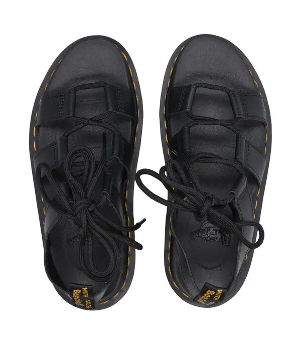 Dr. Martens Leather Platform Sandals - Black