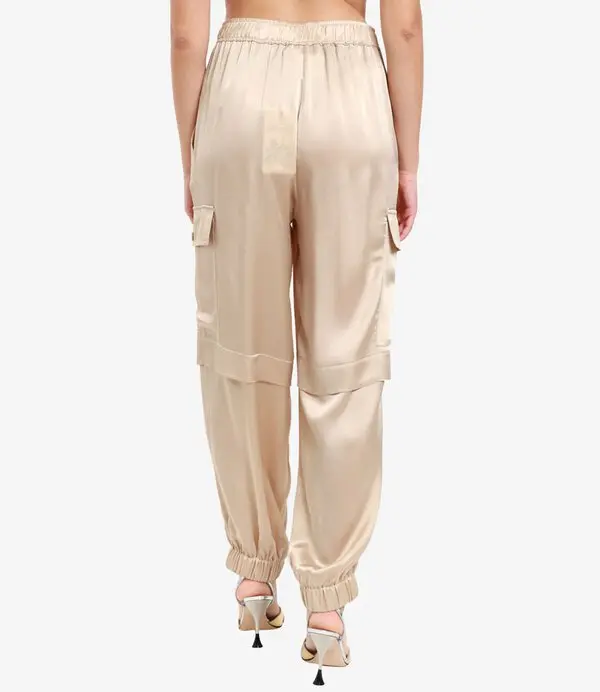 SEMICOUTURE High-waisted Trousers With Ankle Cuffs