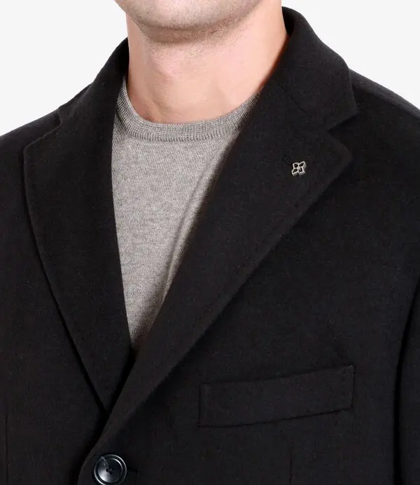 Tagliatore Single-breasted Coat - Black