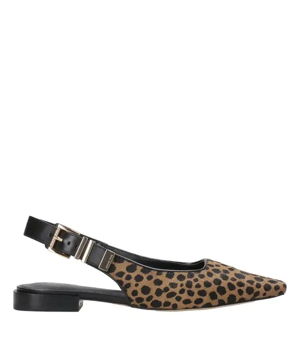 Michael Kors Printed Calfskin Slingbacks