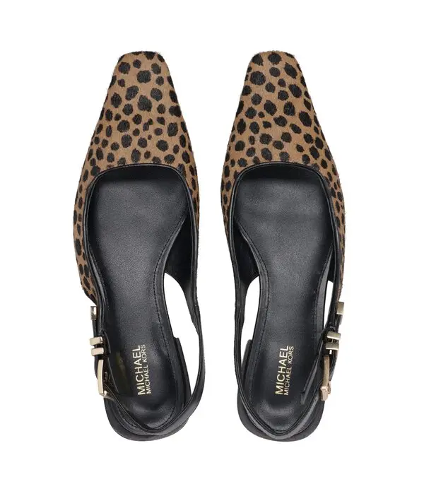Michael Kors Printed Calfskin Slingbacks