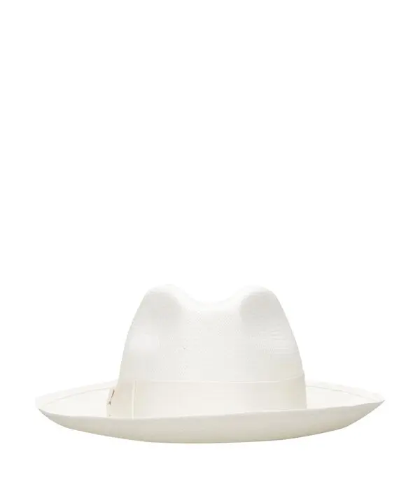 Borsalino Panama Hat - Bianco+bianco