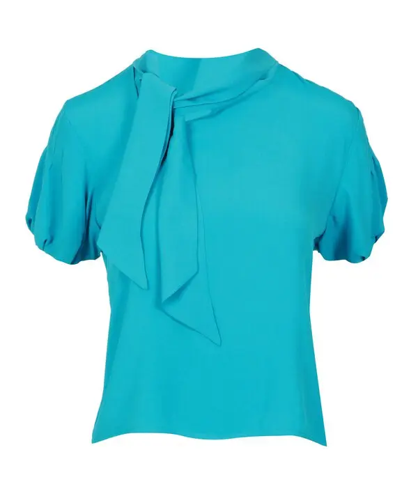 GRIFONI Shirt With Ribbon Collar