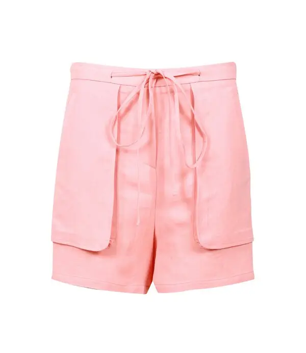GRIFONI Cotton And Linen Shorts
