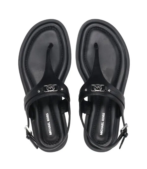 Michael Kors Leather Flip Flops