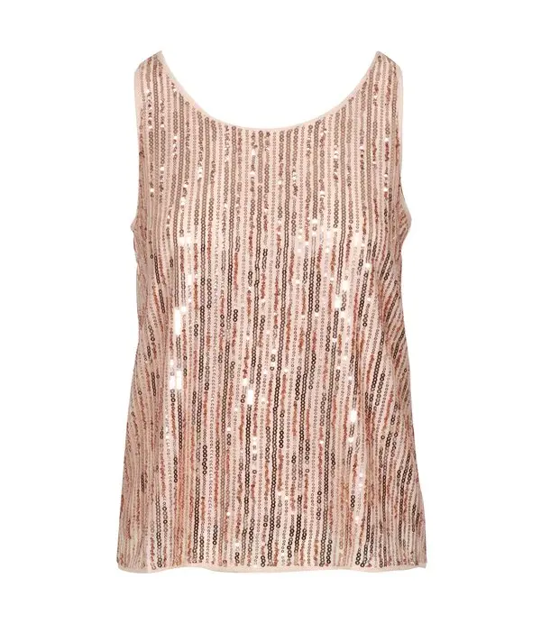 PENNY BLACK Sleeveless Sequined Shirt