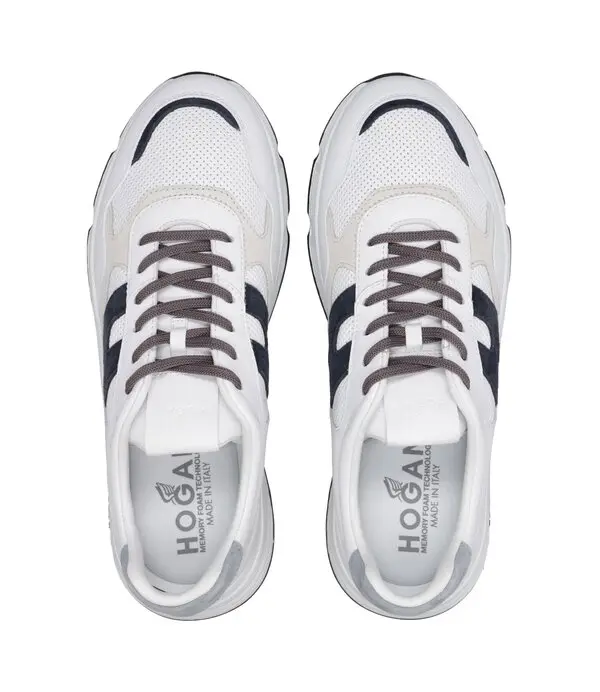 Hogan Hyperlight Sneakers - Bianco+blu+azzurro