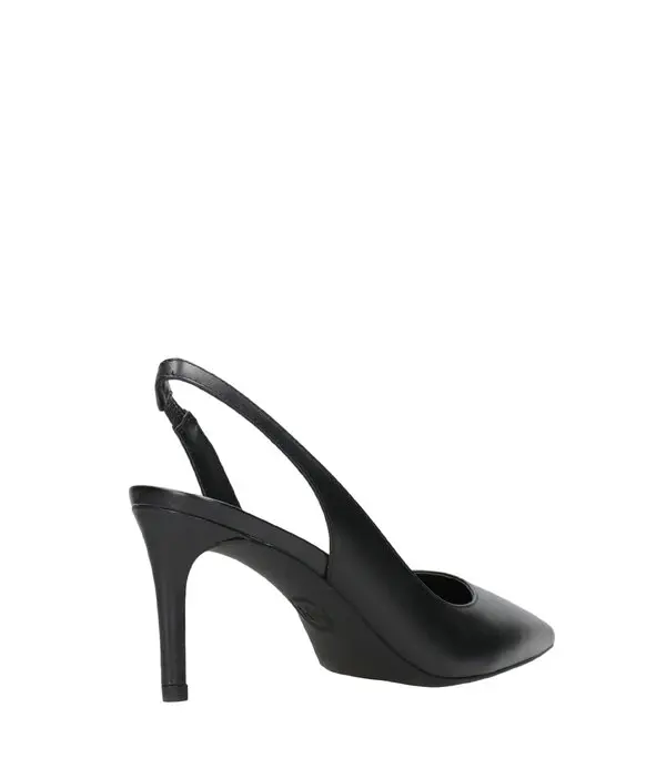 Michael Kors Leather Slingback Pumps - Black