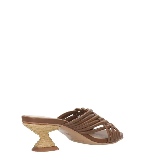 PALOMA BARCELO Nappa Spool Heel Slides