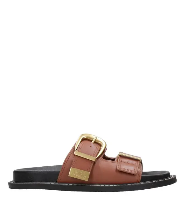 Steve Madden Buckled Sandals - Brandy