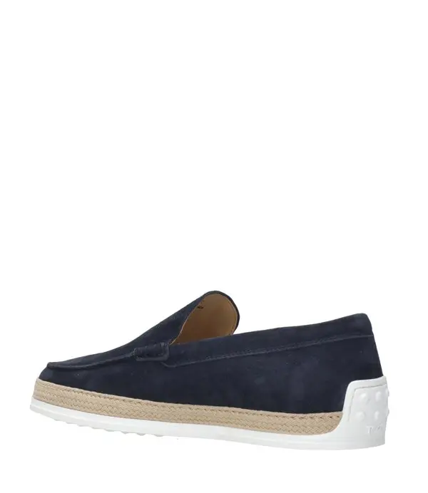 TOD'S Suede Leather Sneakers - Blue
