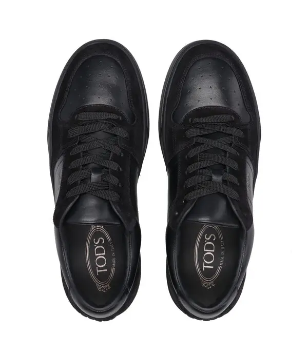 TOD'S Leather And Suede Sneakers