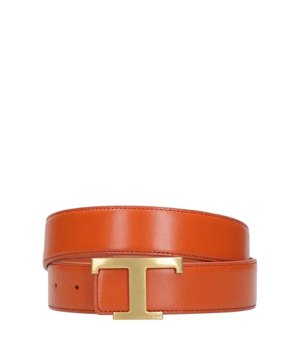 TOD'S Leather Belt - Orange