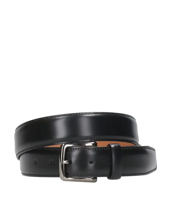 TOD'S Leather Belt - Black